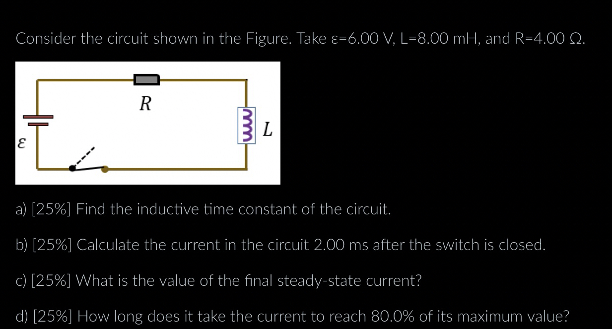 Solved Consider the circuit shown in the Figure. Take | Chegg.com