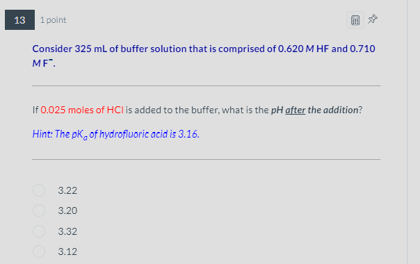 Solved Consider 325mL ﻿of buffer solution that is comprised | Chegg.com