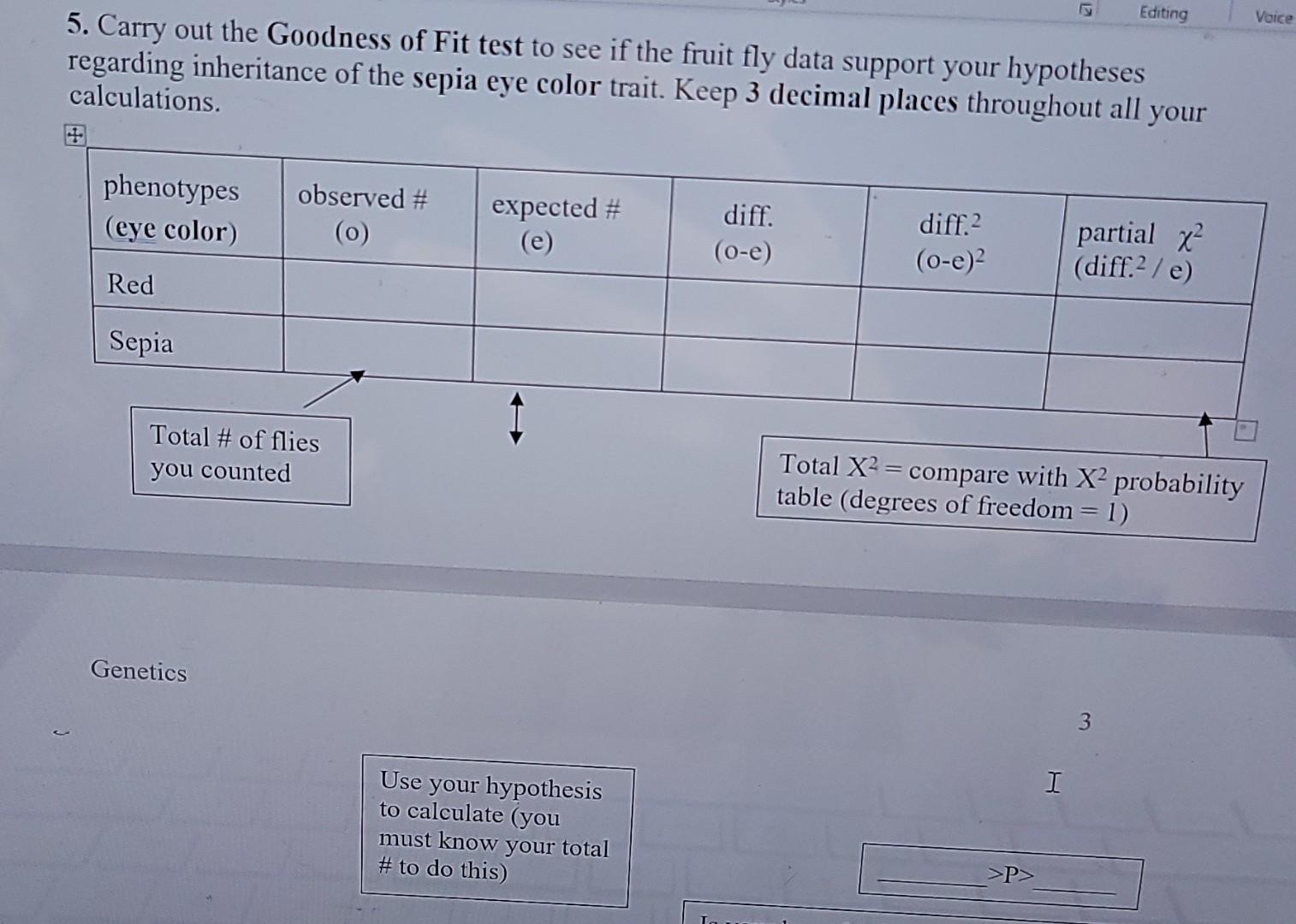 Solved Sepia 10 Group 1 2 3 4 5 6 total Eye color for each | Chegg.com
