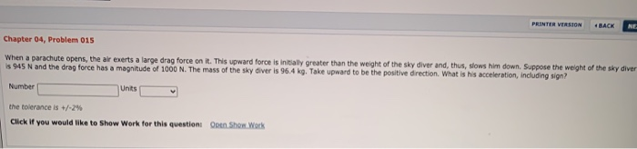 Solved PRINTER VERSION 4 BACK NEXT Chapter 04, Problem 007 | Chegg.com