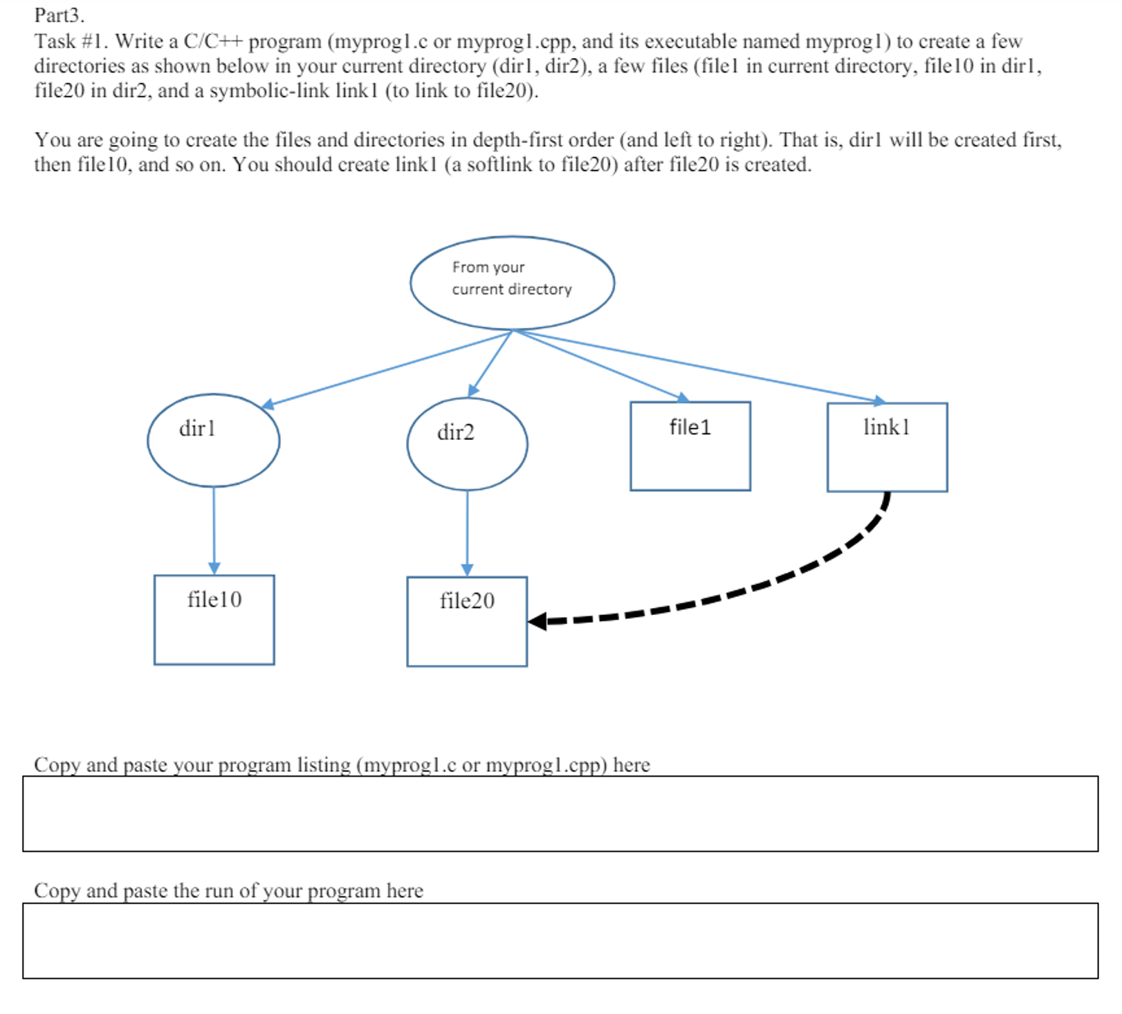 Part3 Task 1 write A C C program Myprog 1 C Or