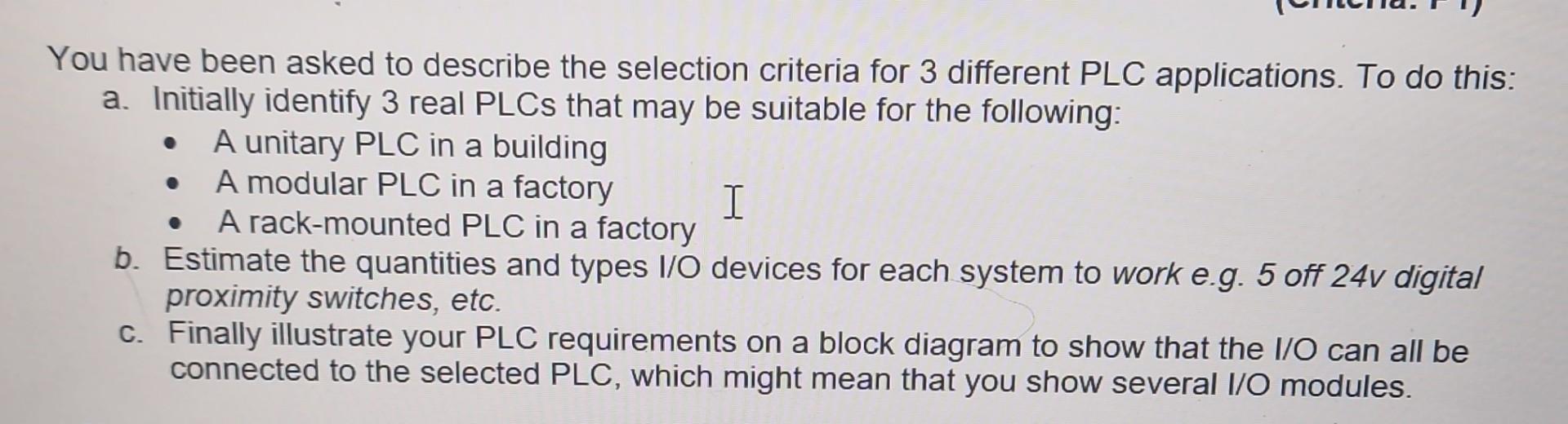 You have been asked to describe the selection | Chegg.com