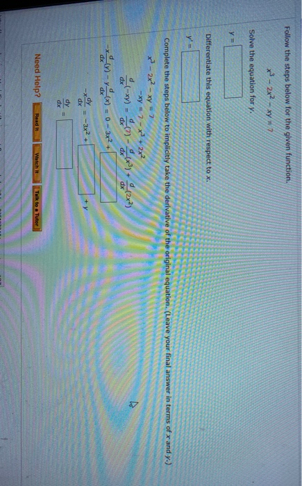 Solved Follow the steps below for the given function. x3 - | Chegg.com