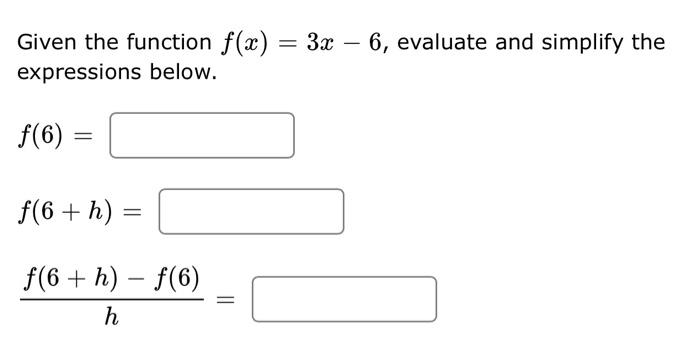 Solved Given the function f(x)=x4, evaluate and simplify the | Chegg.com