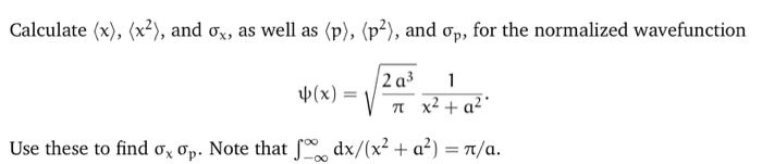 Solved Calculate (x), (x²), and Ox, as well as (p), (p), and | Chegg.com