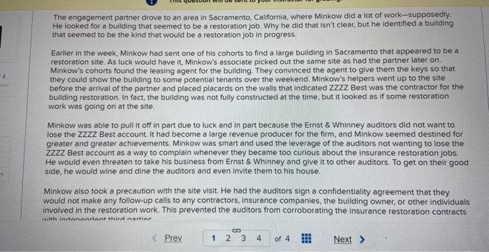 The story of ZZZZ Best is one of greed and | Chegg.com