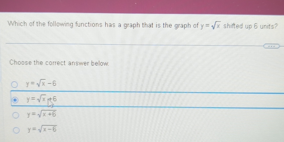 Solved Which of the following functions has a graph that is | Chegg.com