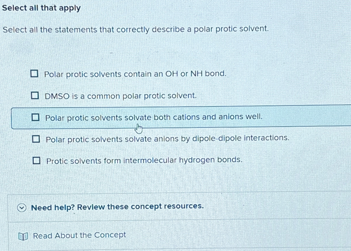 Solved Select all that applySelect all the statements that | Chegg.com