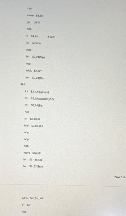 Solved Q2. 7 marks) Convert the following C Program to a | Chegg.com