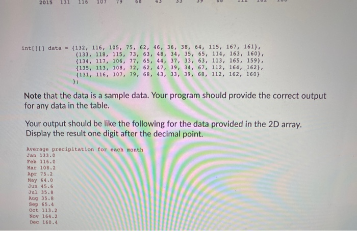 Solved Write a Java program that calculates and displays the | Chegg.com