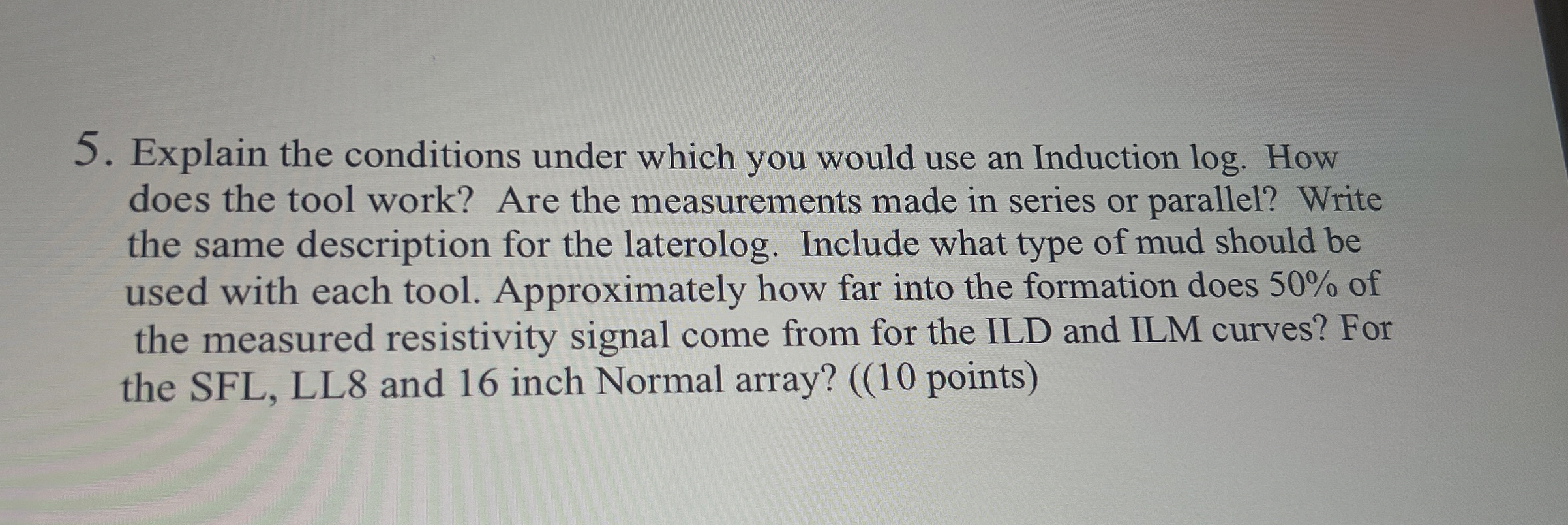 Solved Explain the conditions under which you would use an | Chegg.com