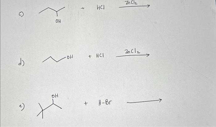 Solved Complete the following reactions; all reactions are | Chegg.com