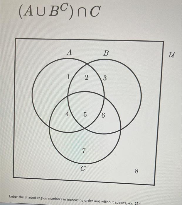 Solved Enter the shaded region numbers in increasing order | Chegg.com
