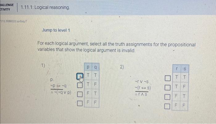 Solved HALLENGE CTIVITY 1.11.1: Logical reasoning. | Chegg.com