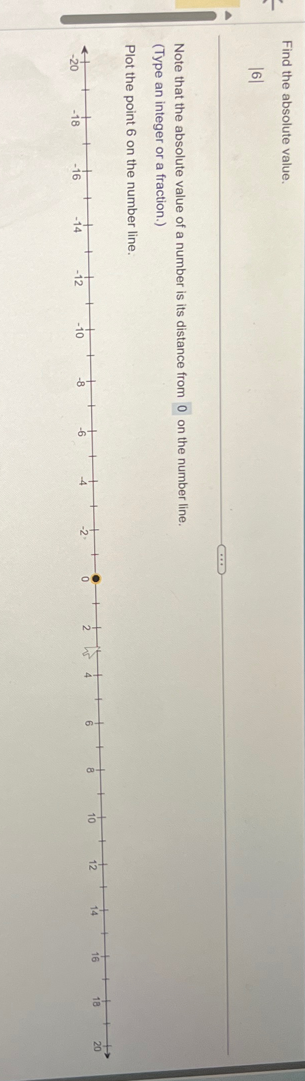 Solved Find the absolute value.|6|Note that the absolute | Chegg.com