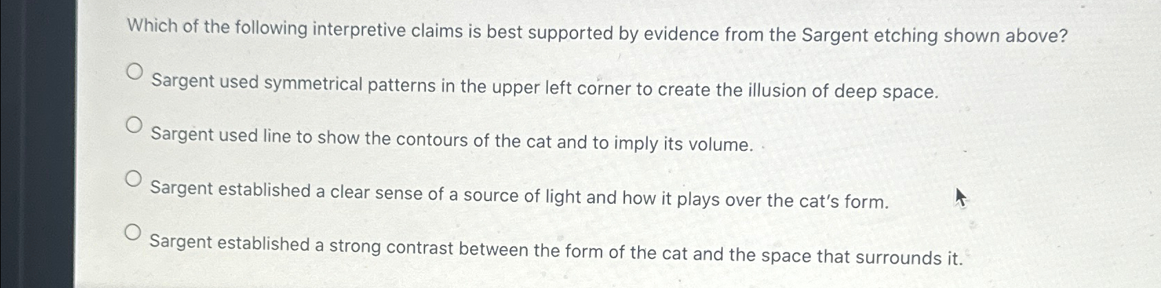 Solved Which of the following interpretive claims is best | Chegg.com