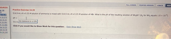 Solved FULL SCREEN PRINTER VERSION BACK NEX FOURCES ar 16 | Chegg.com