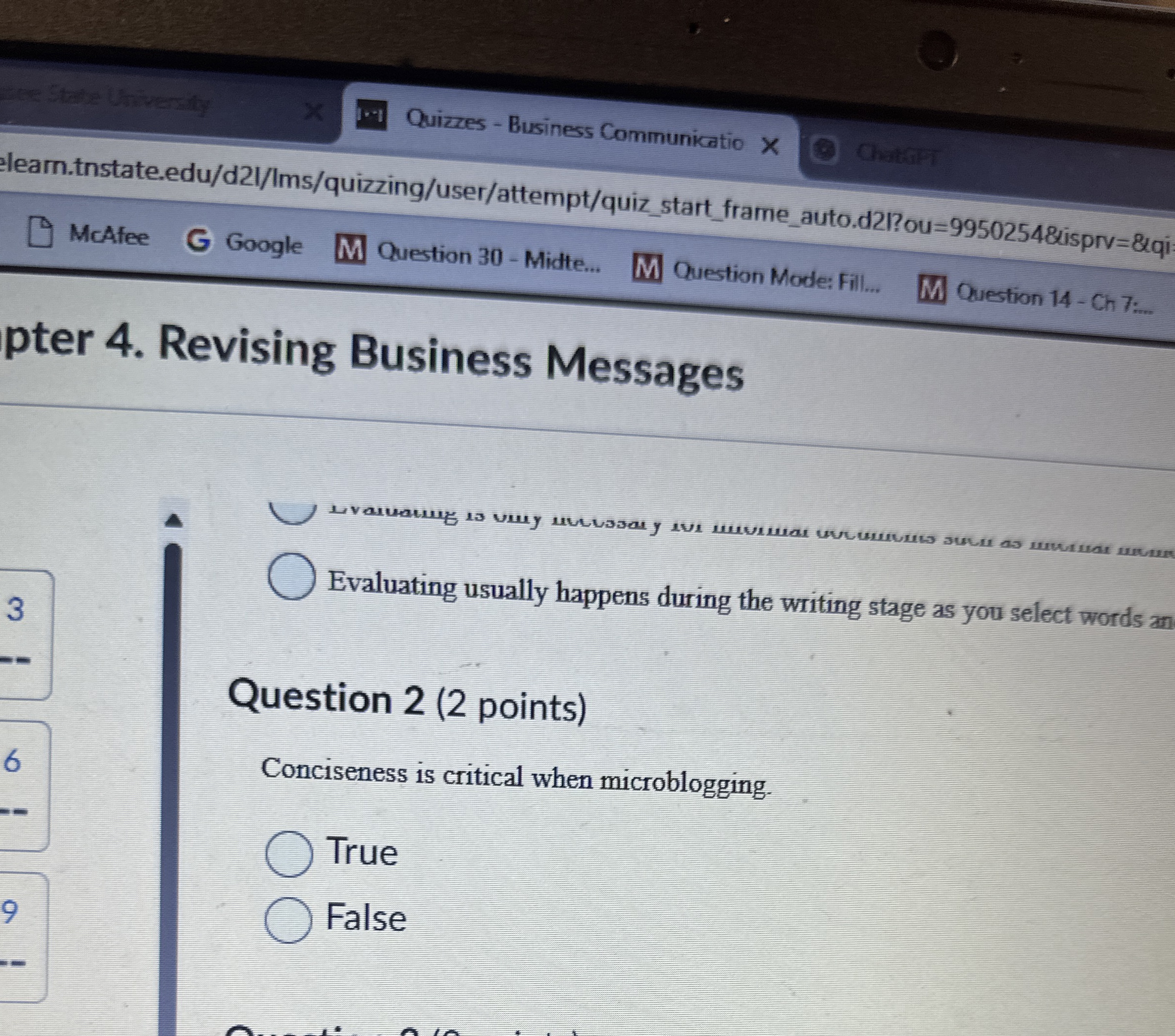Solved Evaluating usually happens during the writing stage | Chegg.com