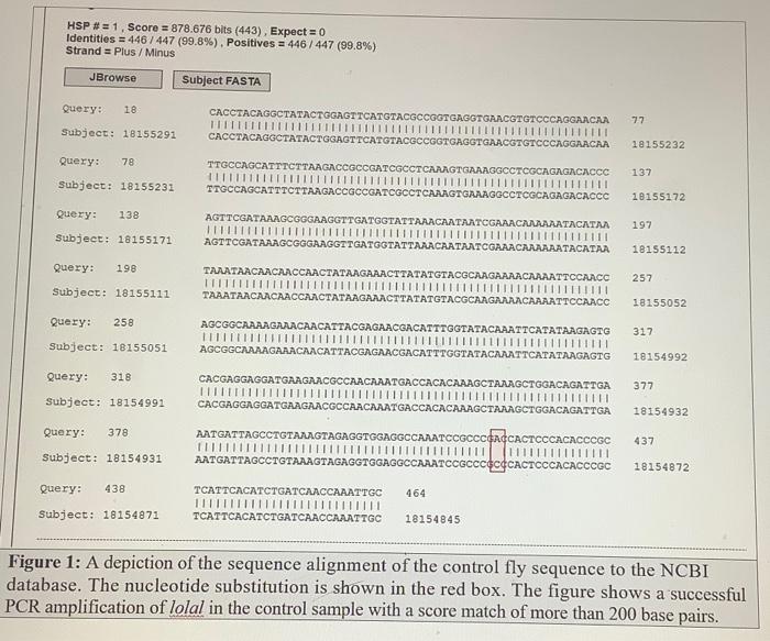 Solved does the entire nucleotide sequence (control) match | Chegg.com
