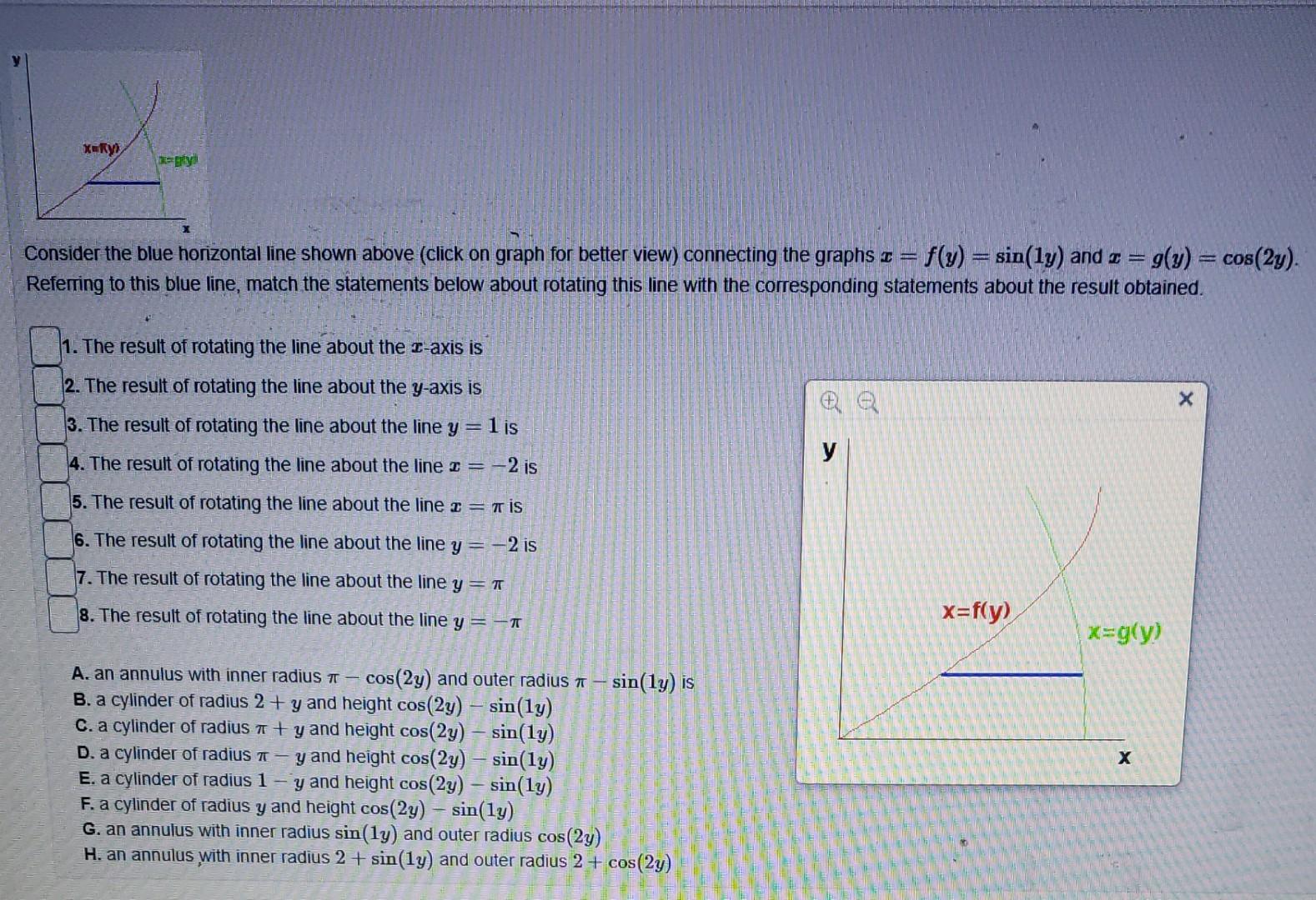 Solved Consider the blue horizontal line shown above (click | Chegg.com