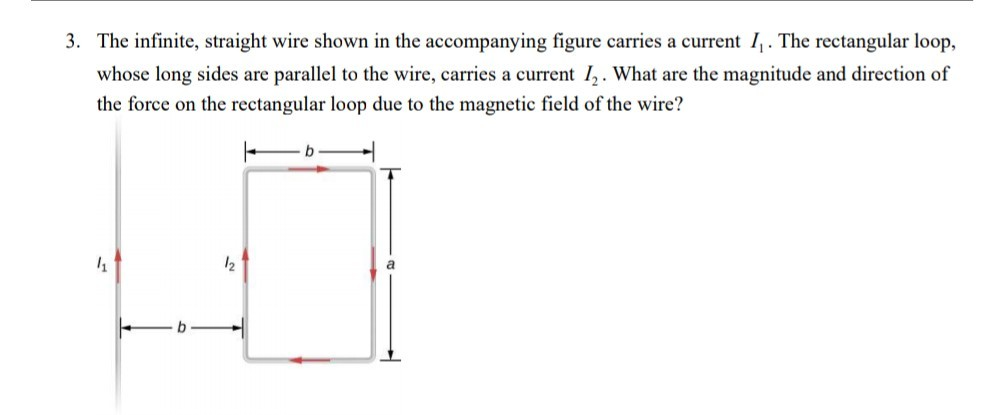 Solved 3. The infinite, straight wire shown in the | Chegg.com