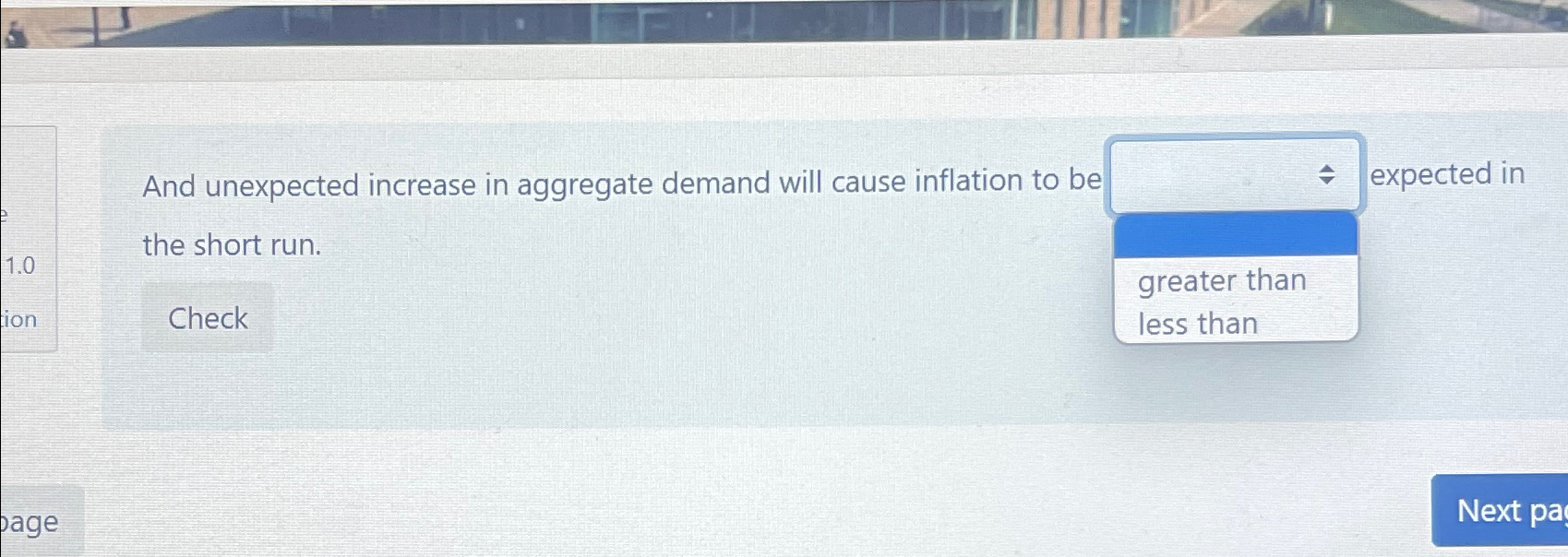 Solved And unexpected increase in aggregate demand will | Chegg.com