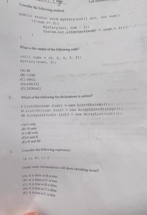 Solved What is the output of the following code? int 1] nums | Chegg.com