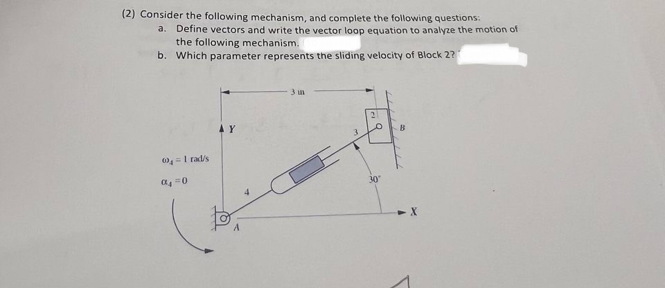 Solved (2) ﻿Consider the following mechanism, and complete | Chegg.com