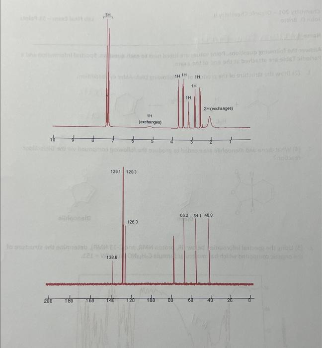 Solved 3. (5) Using the spectral information below (IR, | Chegg.com