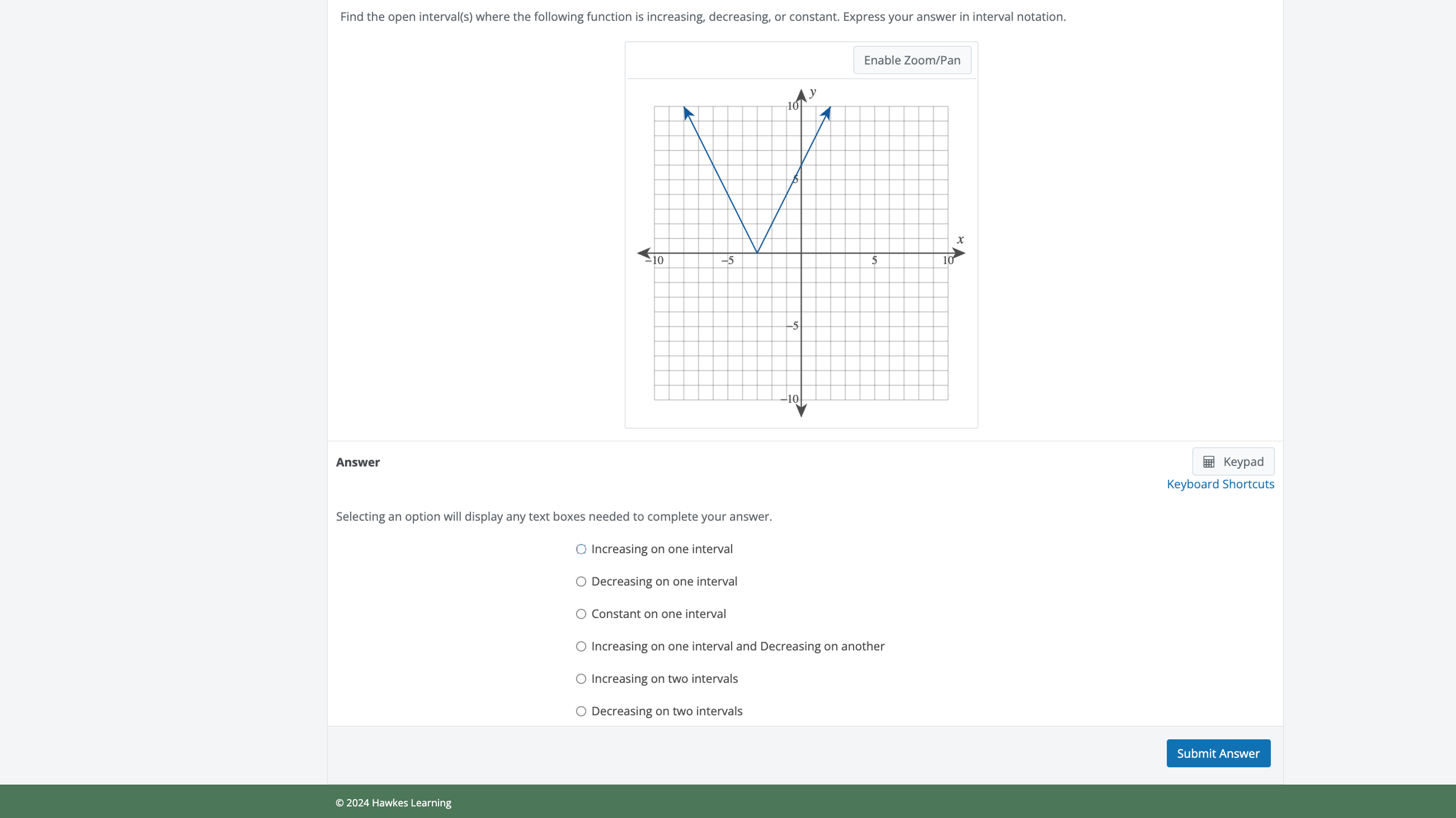 Solved Find the open interval(s) ﻿where the following | Chegg.com
