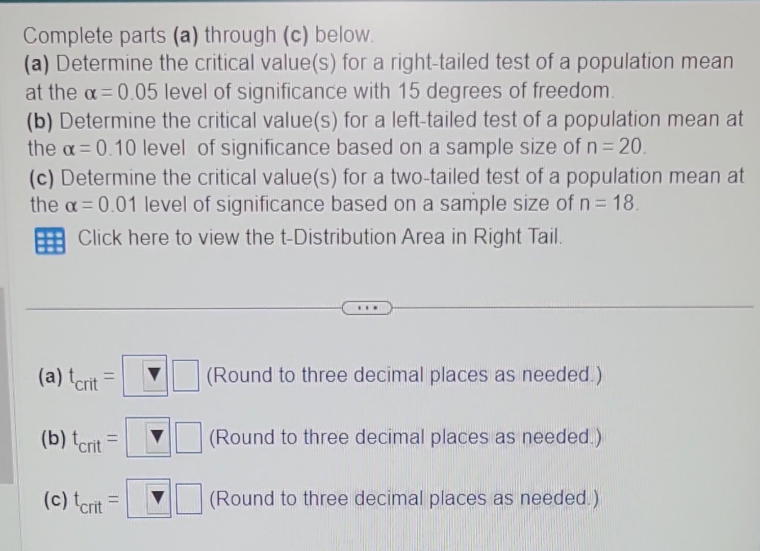 Solved Complete parts (a) through (c) below. (a) Determine | Chegg.com