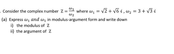 Solved Solve the equation Z3 = 1. Giving your answer in the | Chegg.com