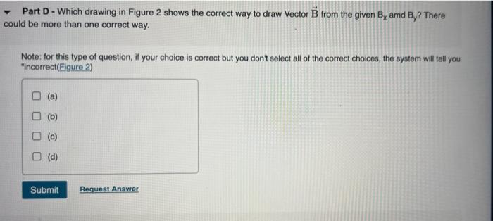 Solved (a) (c) (d)Part D - Which drawing in Figure 2 shows | Chegg.com