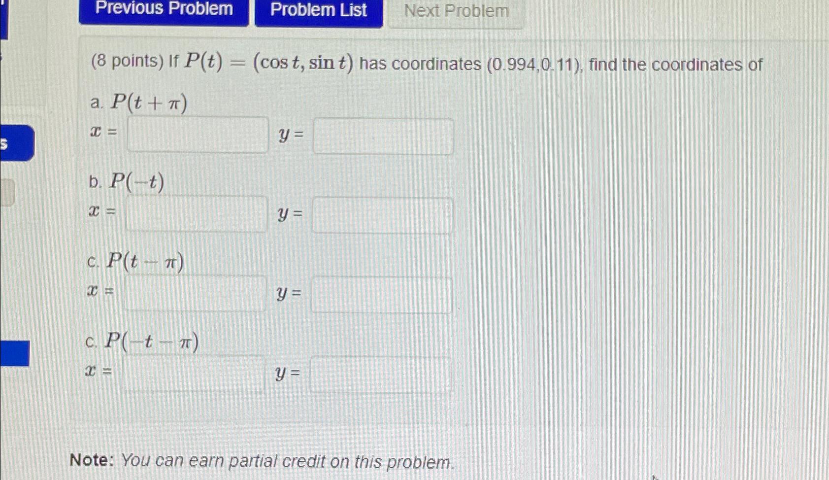 Solved Previous Problem\\nProblem List\\nNext Problem\\n(8 | Chegg.com