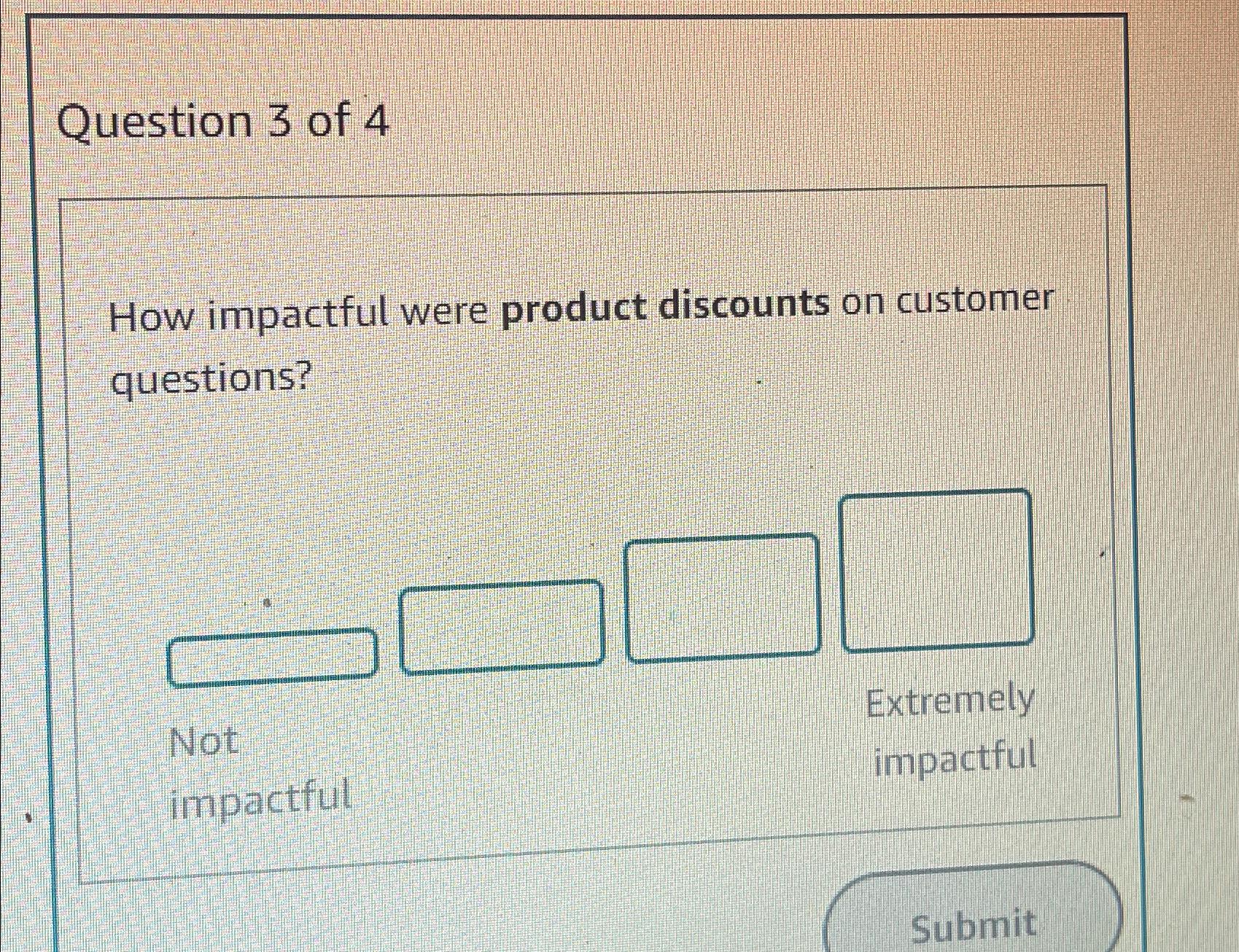 Solved Question 3 ﻿of 4How impactful were product discounts | Chegg.com
