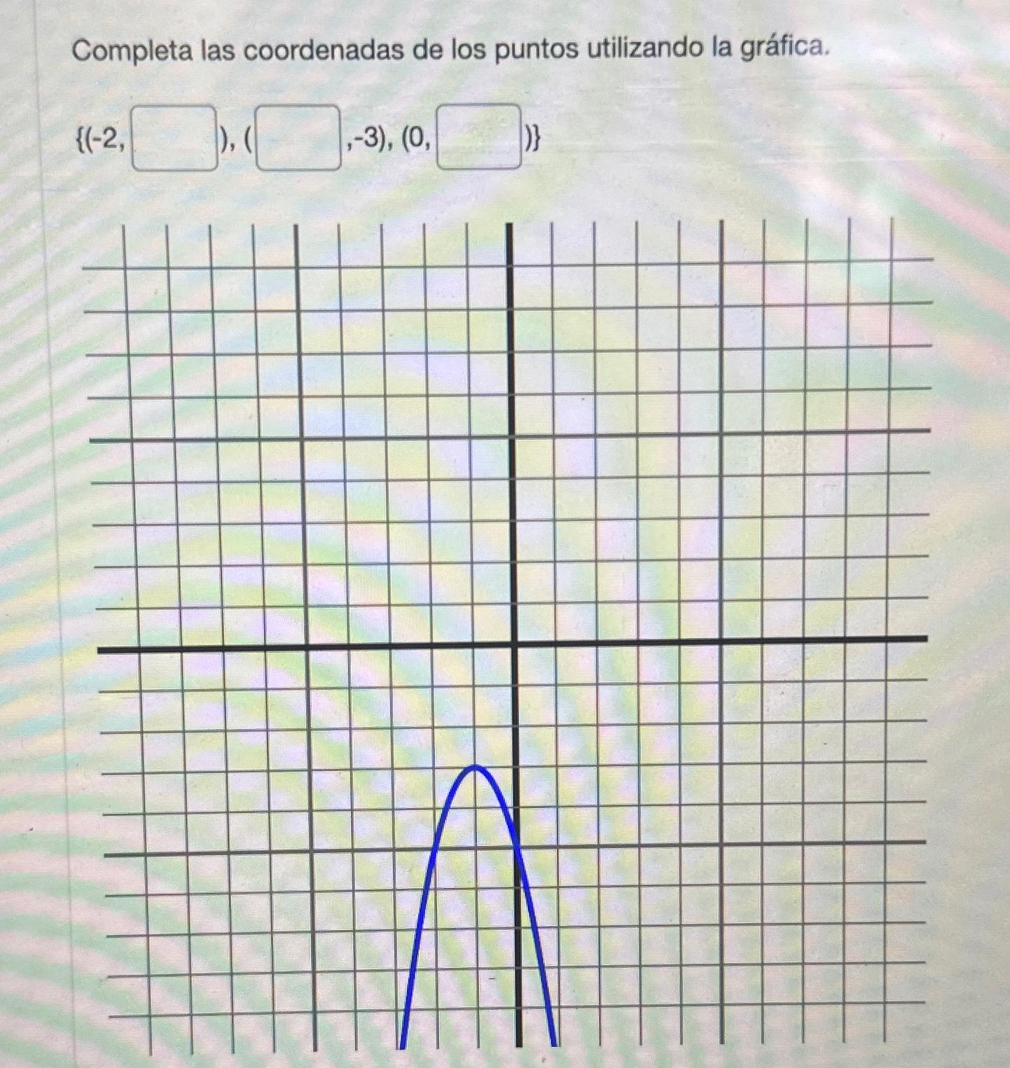 Solved Completa las coordenadas de los puntos utilizando la | Chegg.com