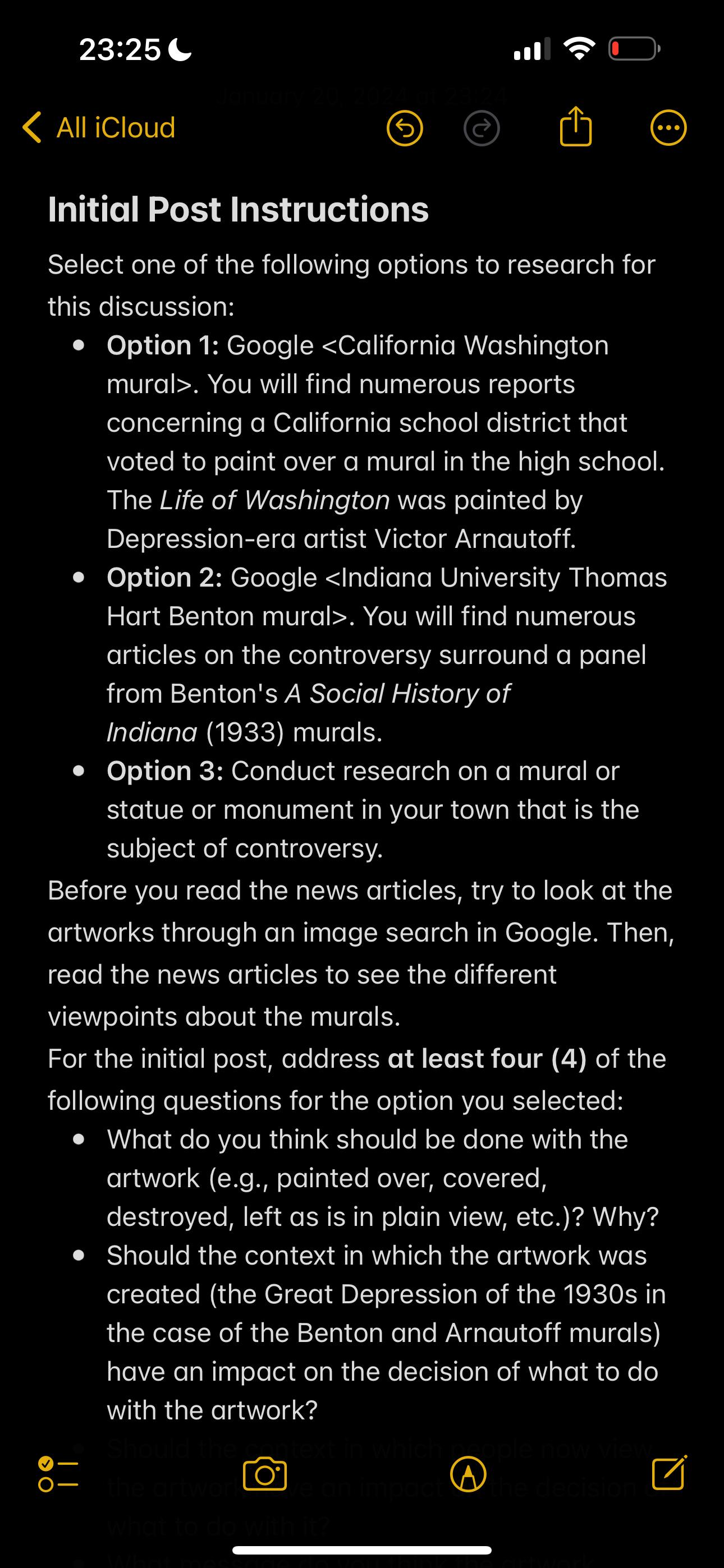 Solved Initial Post InstructionsSelect one of the following | Chegg.com