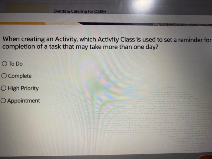 Solved When creating an Activity, which Activity Class is | Chegg.com