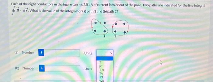Solved Each of the eight conductors in the figure carries | Chegg.com
