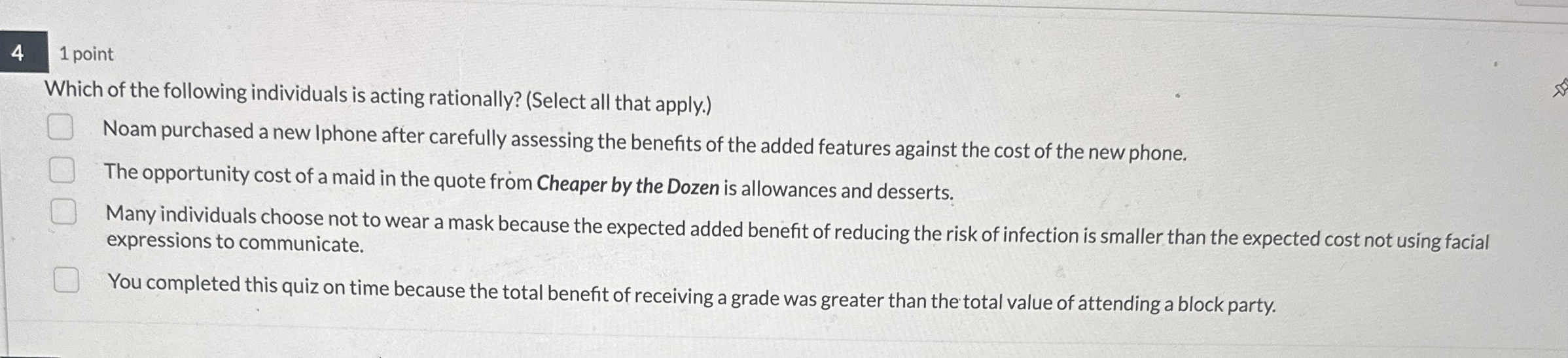 Solved 41 ﻿pointWhich of the following individuals is acting | Chegg.com