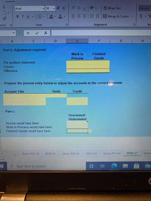 Solved Poste G-A- Merge & Center S-% 9 Clipboard Font | Chegg.com