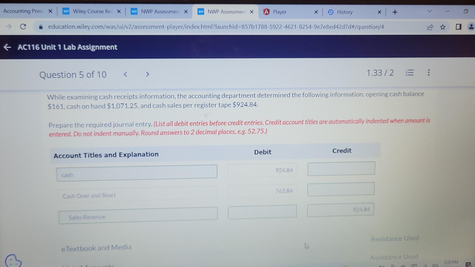 Solved While examining cash receipts information, the | Chegg.com