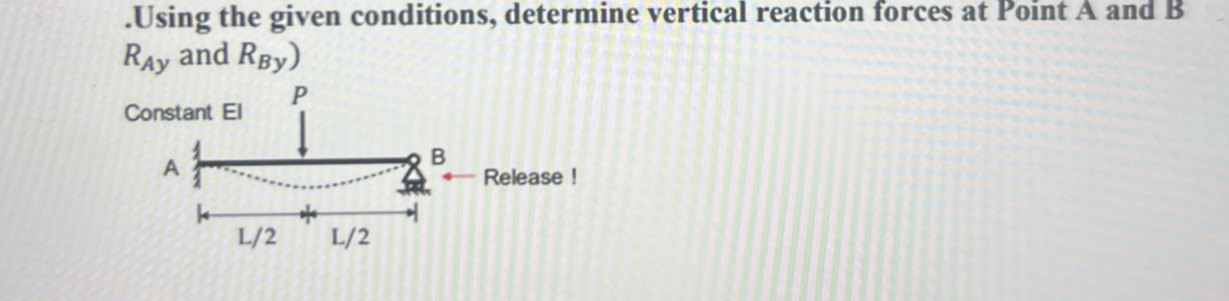 Solved .Using the given conditions, determine vertical | Chegg.com