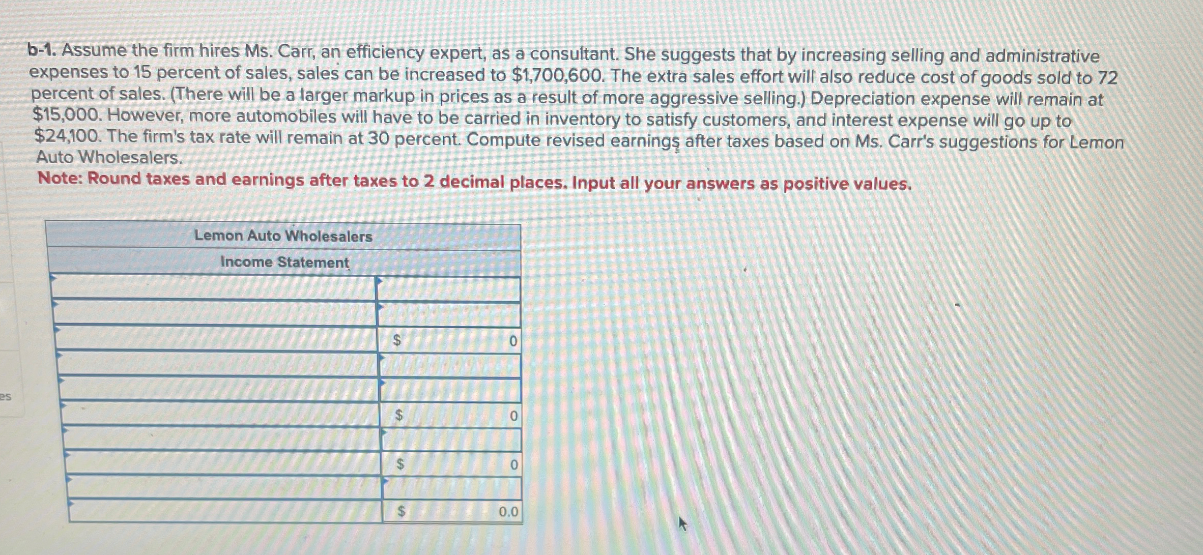 Solved Problem 2-12 (Algo) ﻿Determination of profitability | Chegg.com