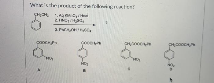 Solved What is the product of the following reaction? CH2CH3 | Chegg.com