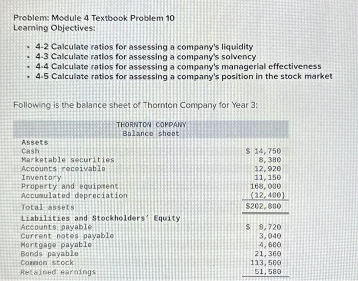 Solved Problem: Module 4 Textbook Problem 10 Learning | Chegg.com