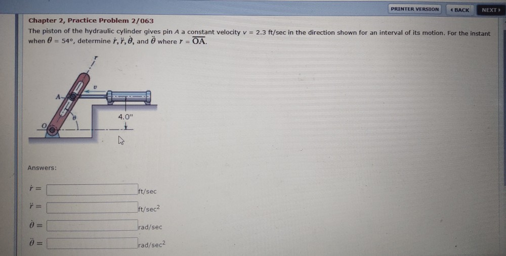 Solved PRINTER VERSION 4 BACK NEXT Chapter 2, Practice | Chegg.com