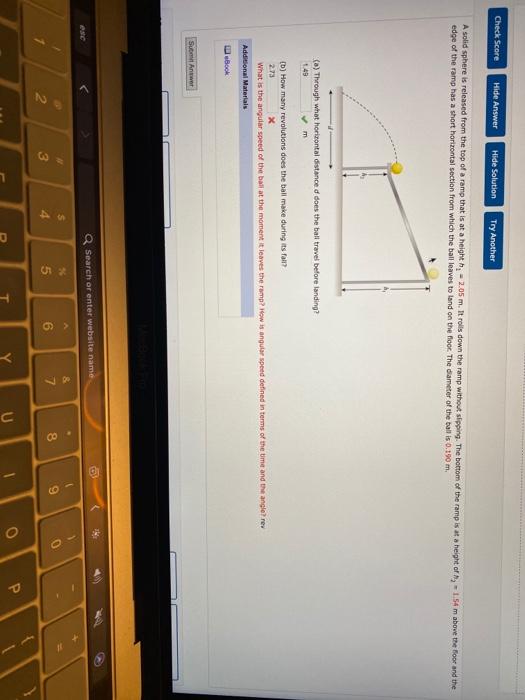 Solved Check Score Hide Answer Hide Solution Try Another A | Chegg.com