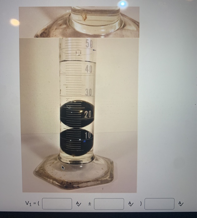 Solved What is the volume of the marble obtained using the | Chegg.com