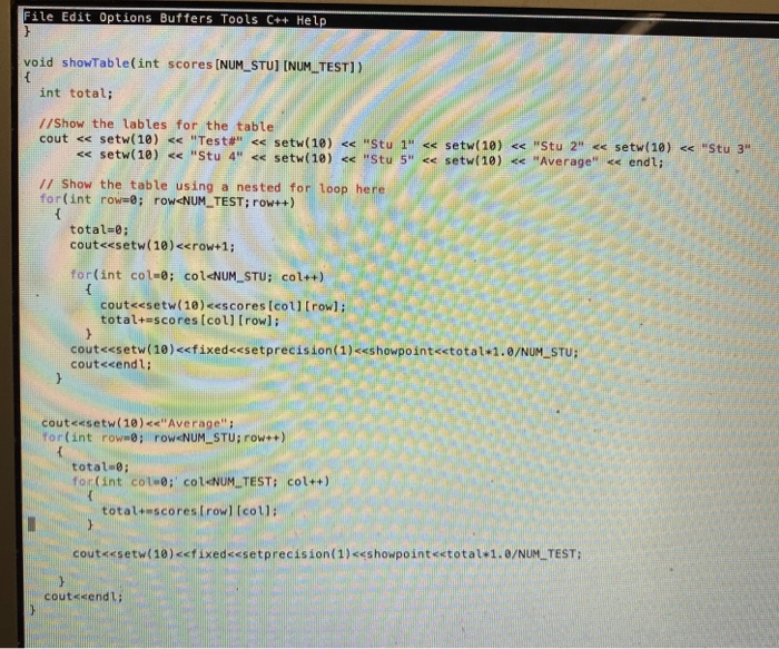 Solved can you please change my code, and create a function | Chegg.com